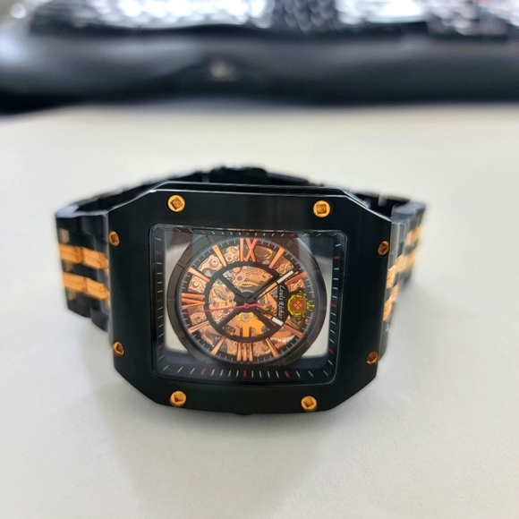 Accessories | Louis Richard Harrison Automatic Skeleton Stainless Gents ...